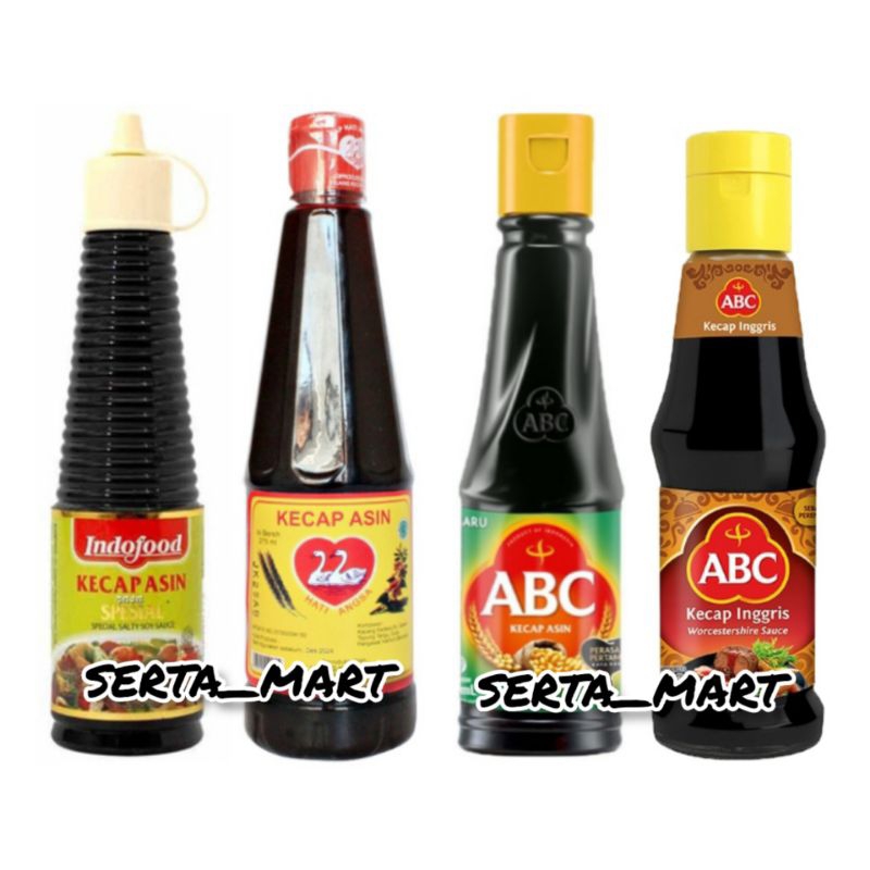 Jual ABC Kecap Asin Botol 135ml / ABC Kecap Inggris 195ml | Shopee ...