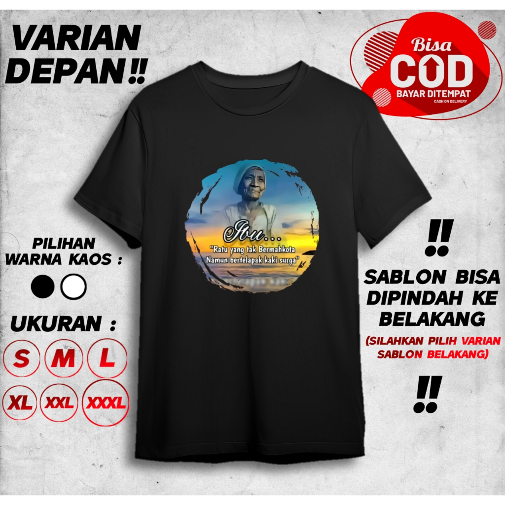 Jual T-SHIRT KAOS DISTRO IBU RATU YANG TAK BERMAHKOTA NAMUN BERTELAPAK ...