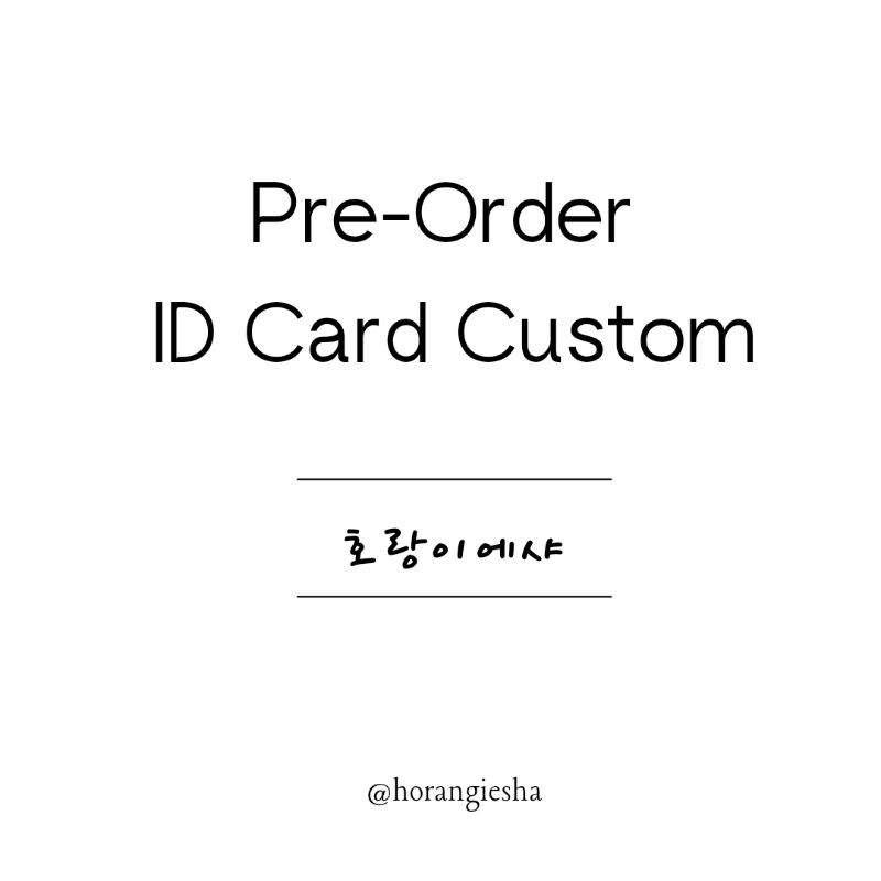 Jual PEMESAN PO ID CARD KPOP | Shopee Indonesia
