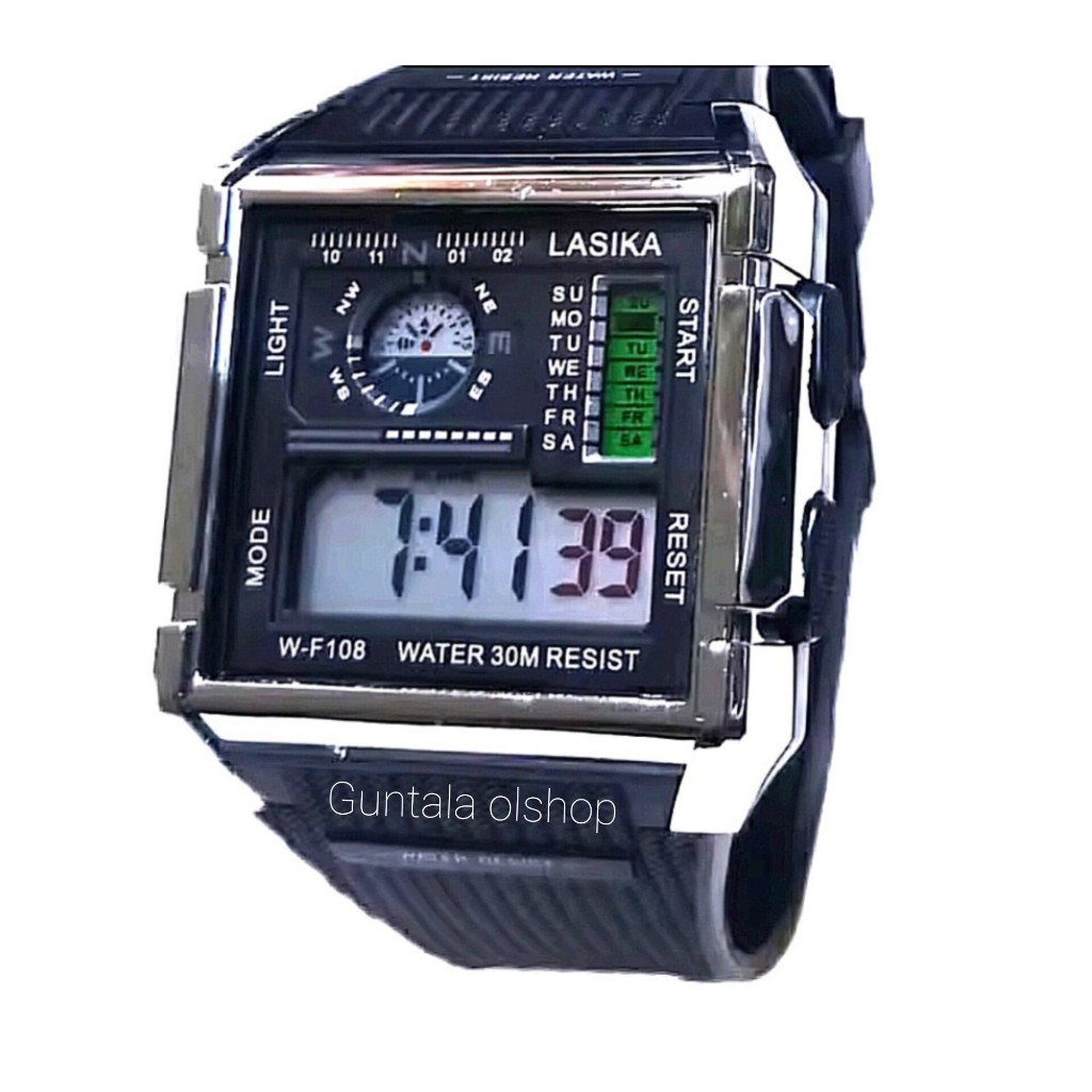 Jual Jam Tangan Pria Lasika Tahan Air,Jam Digital Pria,Jam Tangan Sport ...