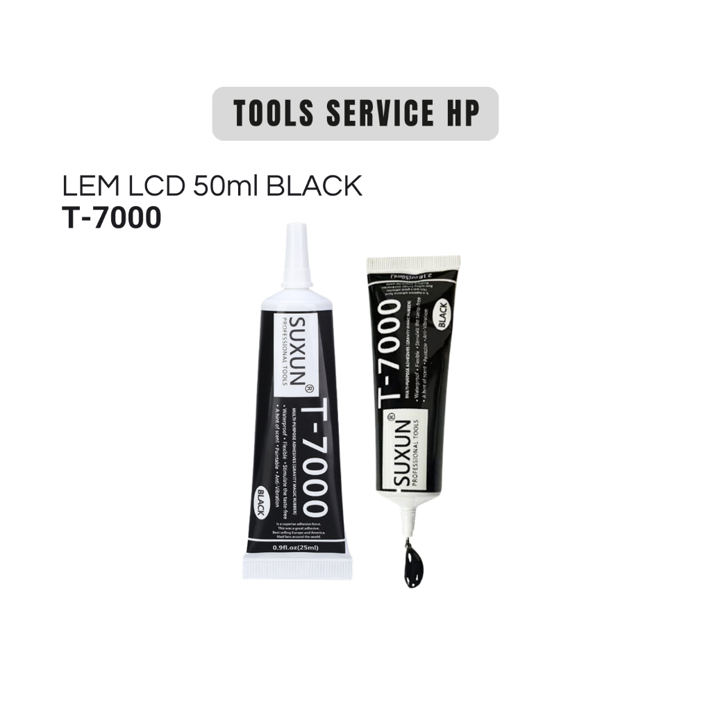 Jual Lem LCD HP Perekat Casing Frame T 7000 50ml Black | Shopee Indonesia