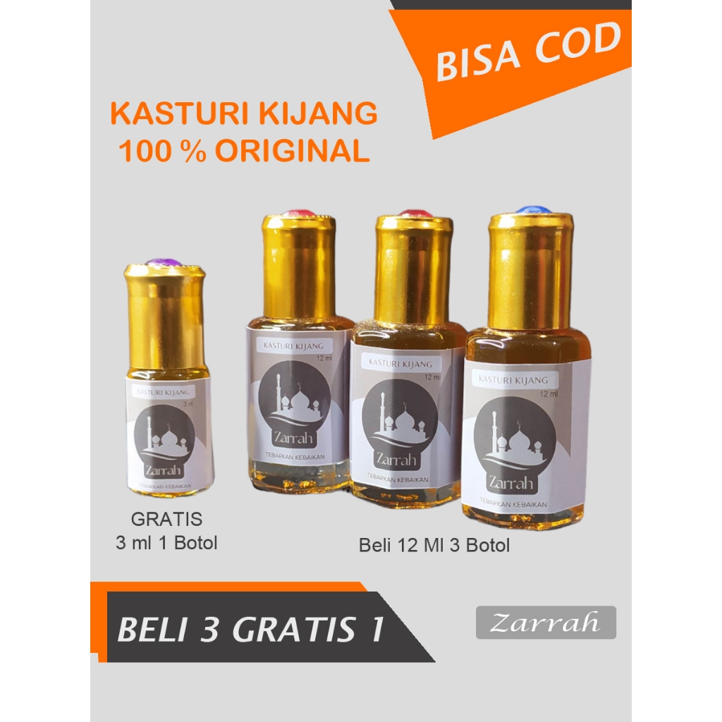Jual KASTURI KIJANG ORIGINAL 100 % ASLI UKURAN 12 ML | PARFUM NON ALKOHOL BISA DIPAKAI UNTUK ...