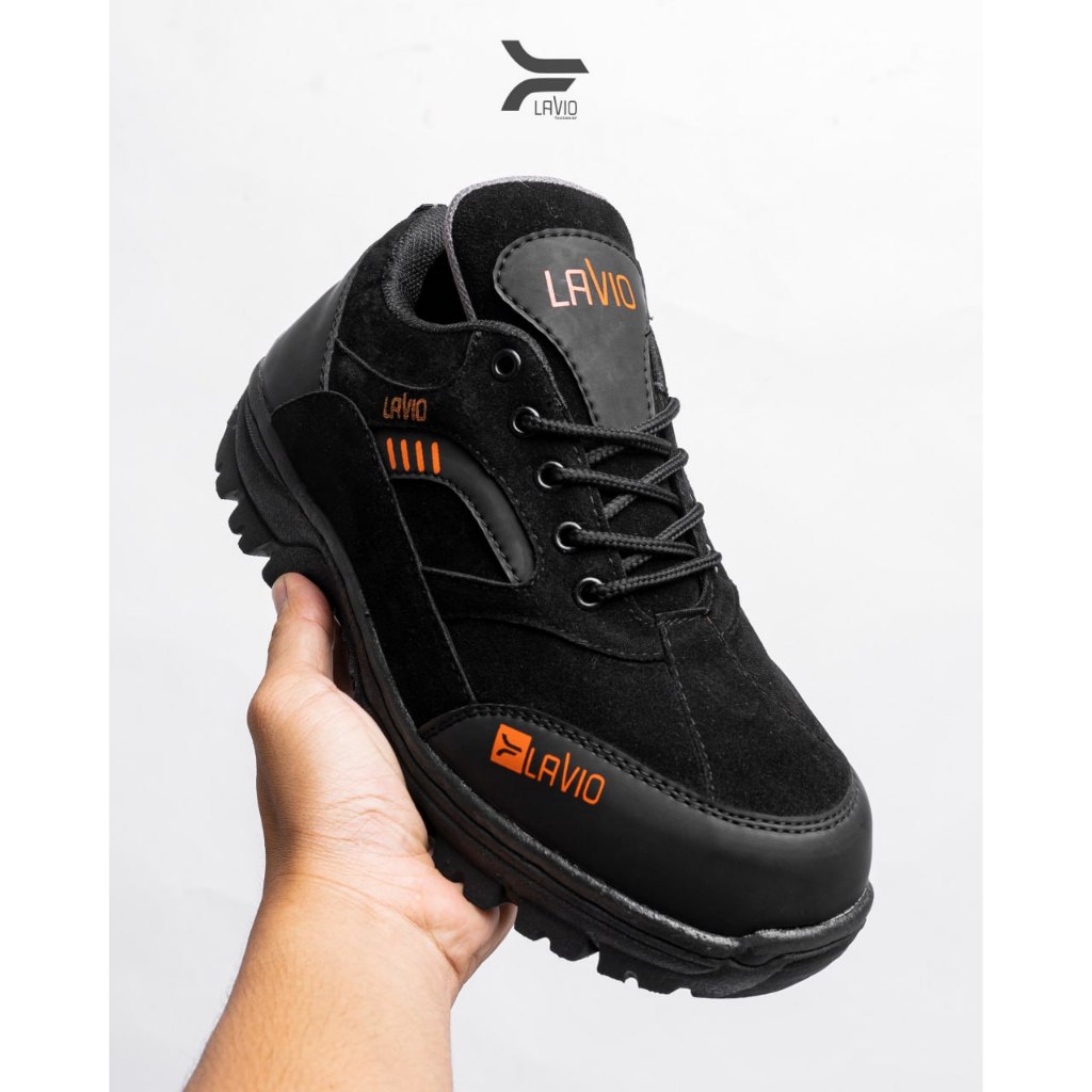 Jual Sepatu Septi Pria Wanita Ujung Besi Boot Pendek Original Lavio ...
