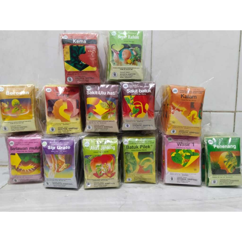 Jual JAMU TRADISIONAL CAP NYONYA SIMPING SERBUK LENGKAP SEMUA VARIAN ...