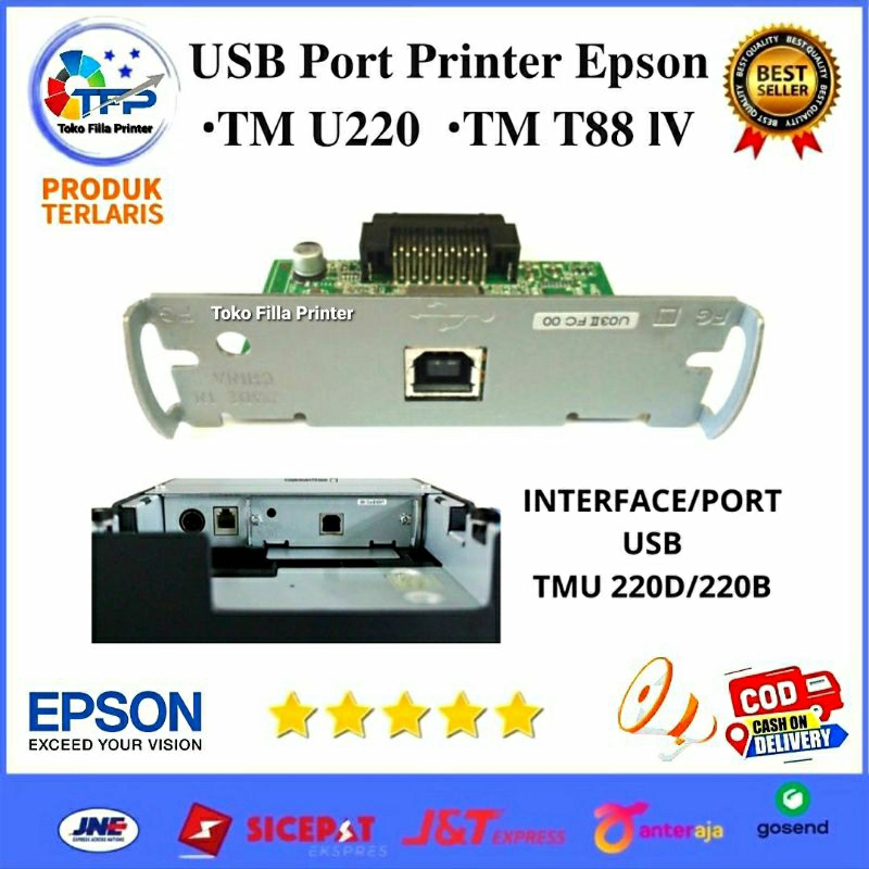 Jual USB Port Printer Epson TM U220 / Interface USB Epson TMU 220 ...