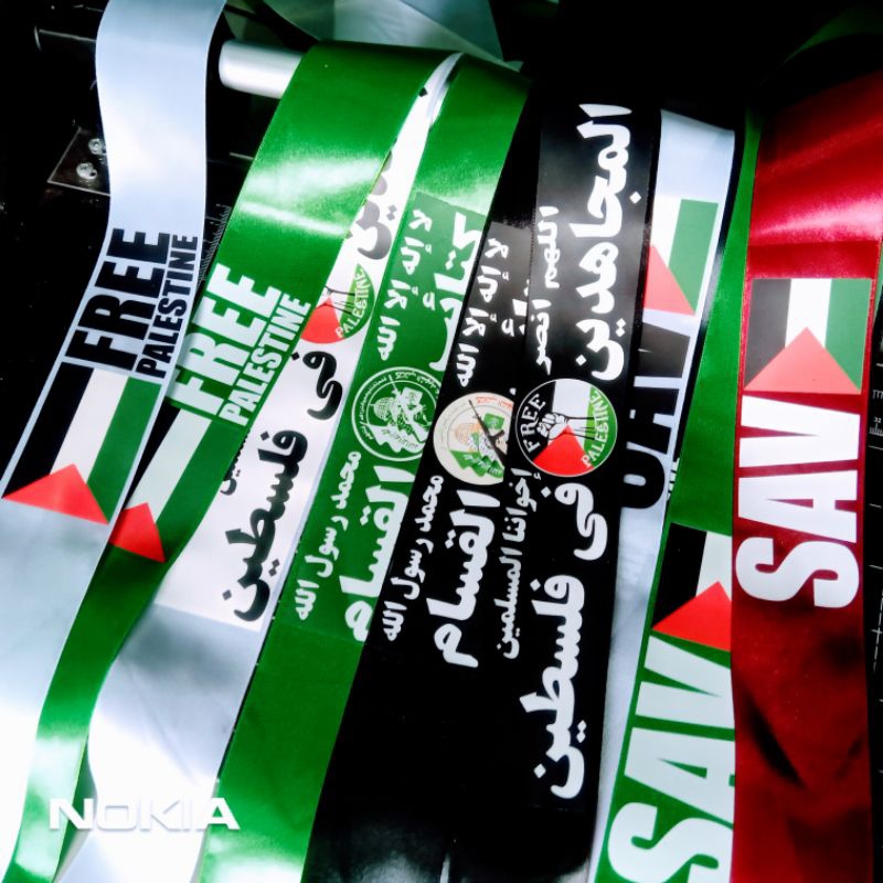 Jual Ikat kepala Palestina free save Palestine Headband atribut 1 meter ...