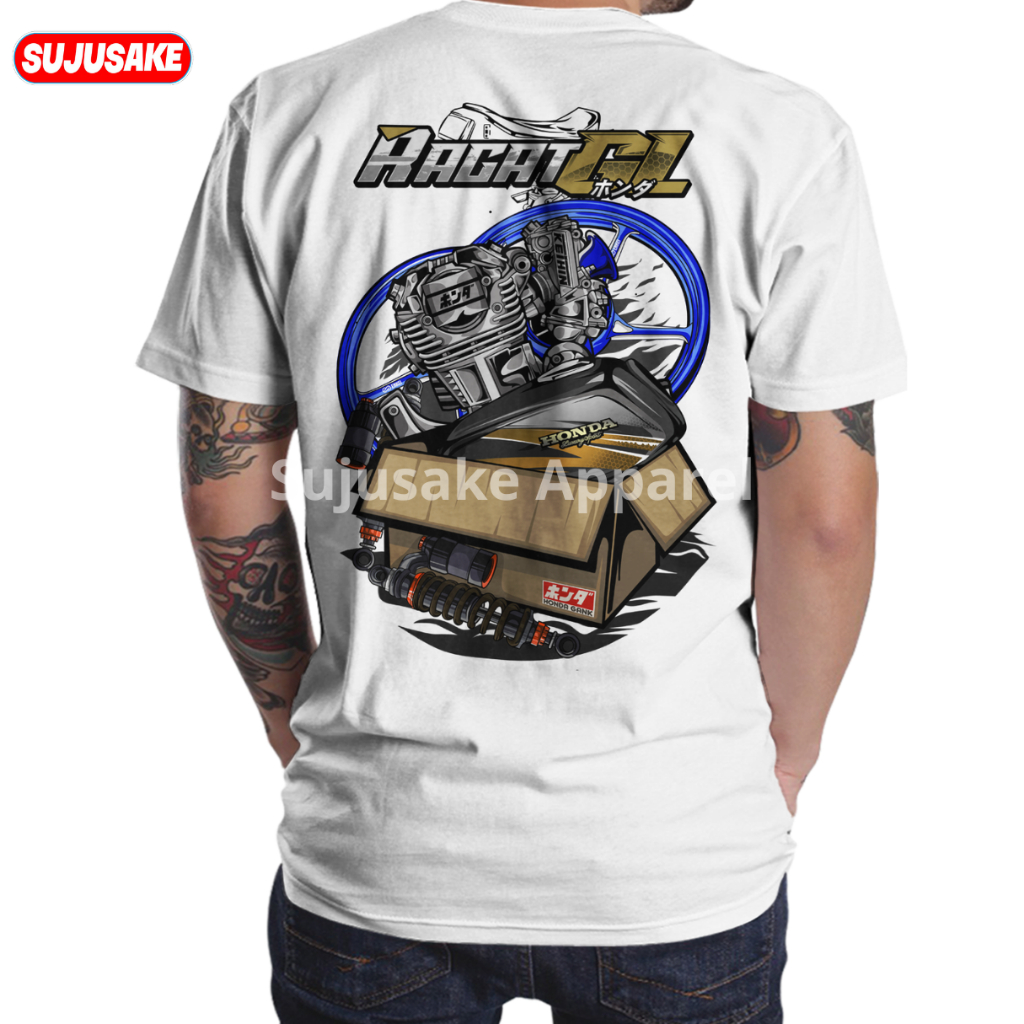 Jual Baju Kaos Atasan Pria Ragat Honda Gank Herex Gl 100 Gl100 Max Pro Distro Original Murah ...