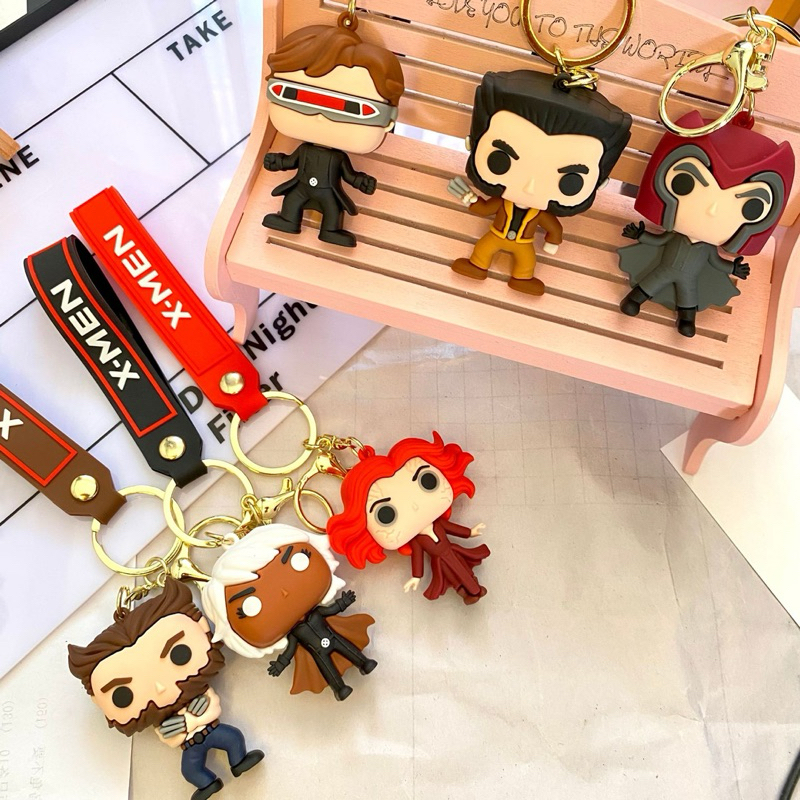 Jual Gantungan kunci X MEN Keychain X Men Gantungan kunci karakter ...