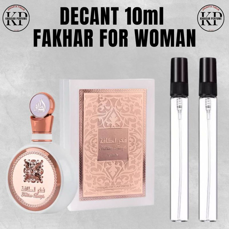 Jual FAKHAR FOR WOMAN DECANT 10ml | Shopee Indonesia