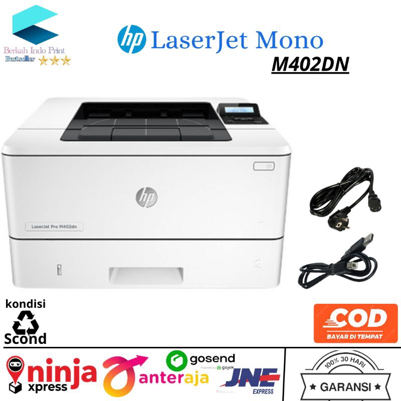 Jual JUAL MURAH PRINTER HP Laserjet Pro M402dn Printer Laser | Shopee ...
