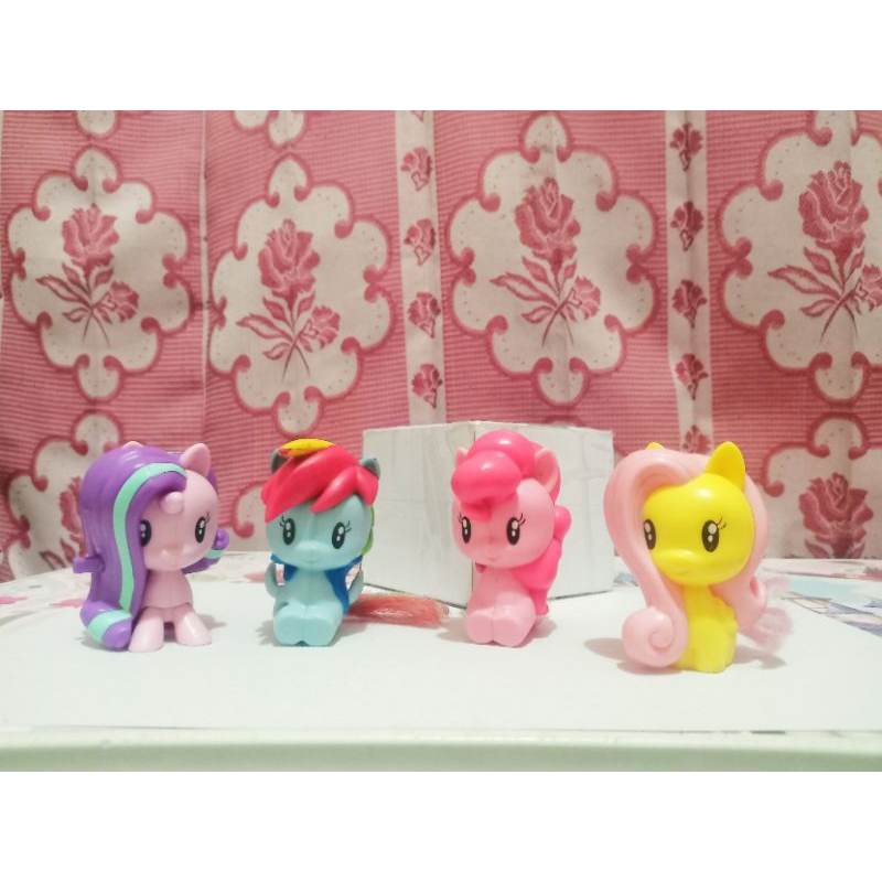 Jual mainan bekas My Little Pony Hasbro Preloved Mc Donald isi 4 pcs ...