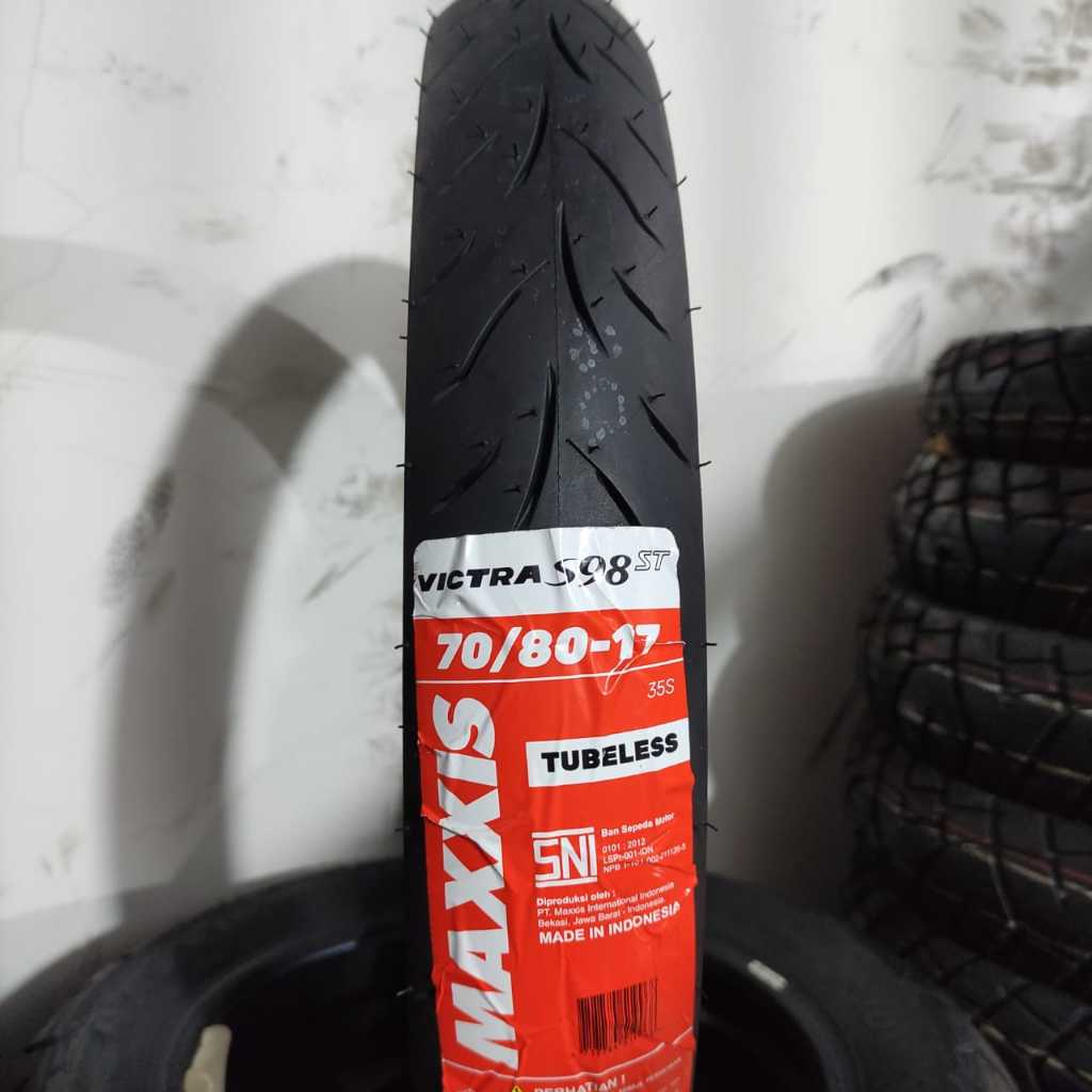 Jual Ban Motor Maxxis Victra 70/80-17 Ring 17 Tubeless Gratis Pentil Ban Cacing | Shopee Indonesia