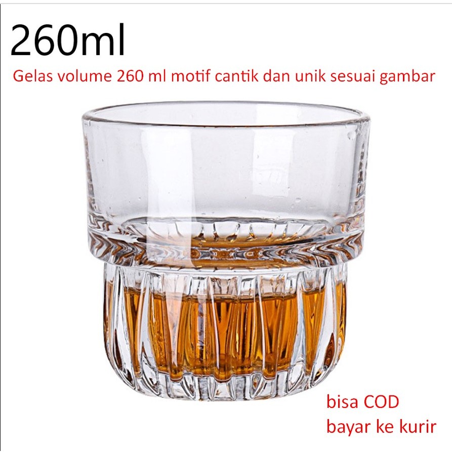 Jual Gelas volume 260 ml motif cantik dan unik sesuai gambar | Shopee ...