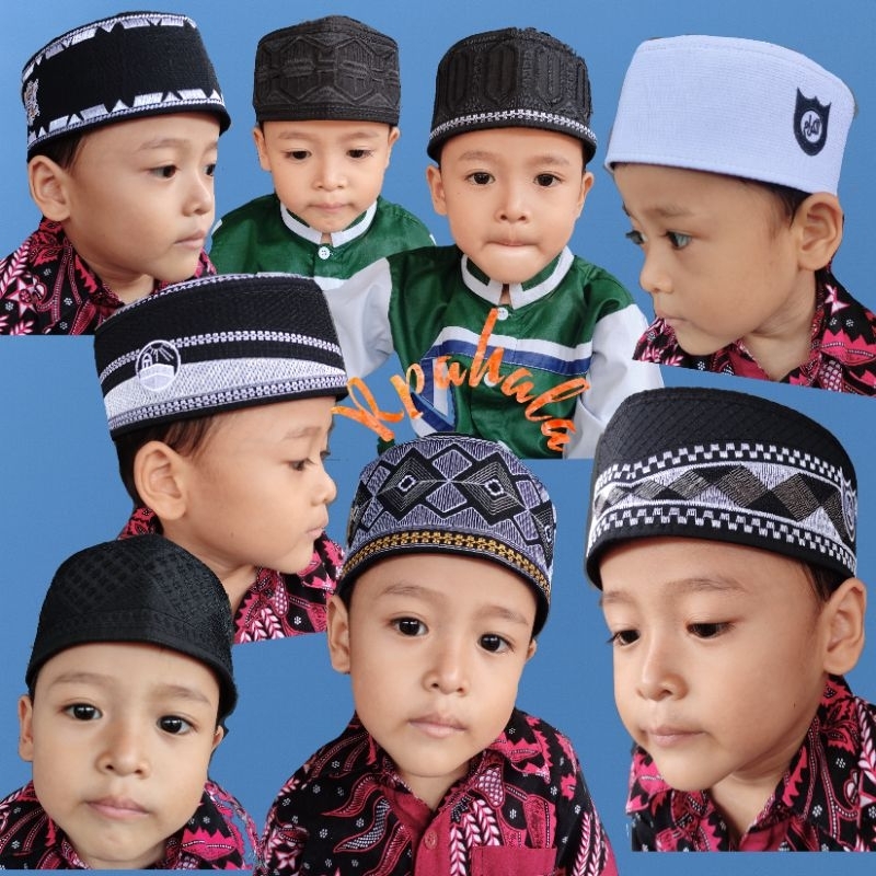 Jual Rpahala peci anak peci ukuran 1-5 peci bordir anak peci Indonesia ...