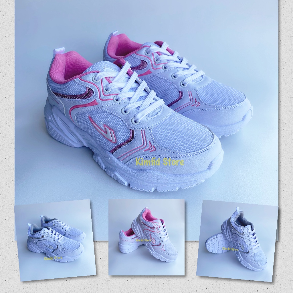 Jual Sepatu sport olahraga wanita new era Lily lotus putih | Shopee ...