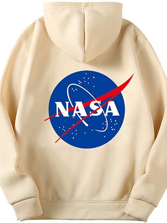 Jual NASA Jumper hoodie Logo Print Depan Belakang || NASA Sweater ...