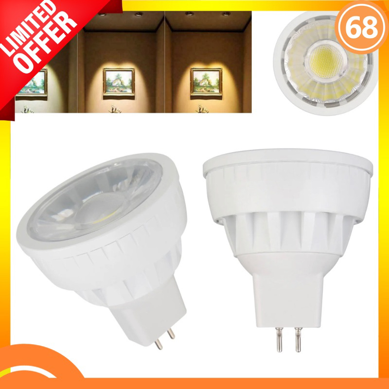 Jual LAMPU SOROT HALOGEN LED COB 5W 5 WATT FITTING MR16 220V | Shopee Indonesia