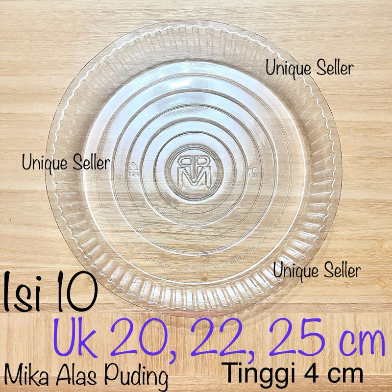 Jual [Isi10] Mika Alas Puding BULAT 20x20 22x22 25x25 cm / Mika Alas ...