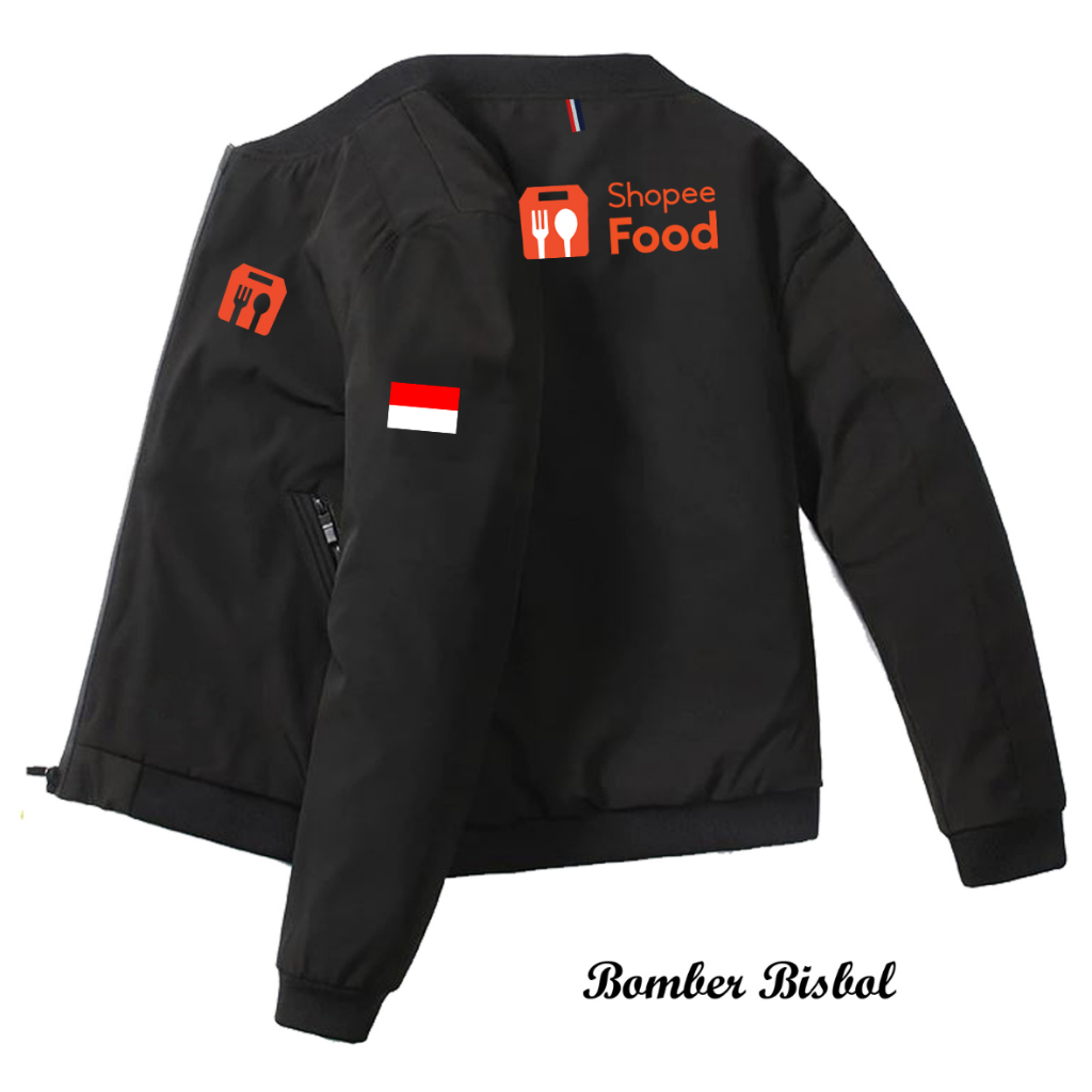 Jual jaket ojol shope food /jaket bomber parasut shopefood//jaker ...