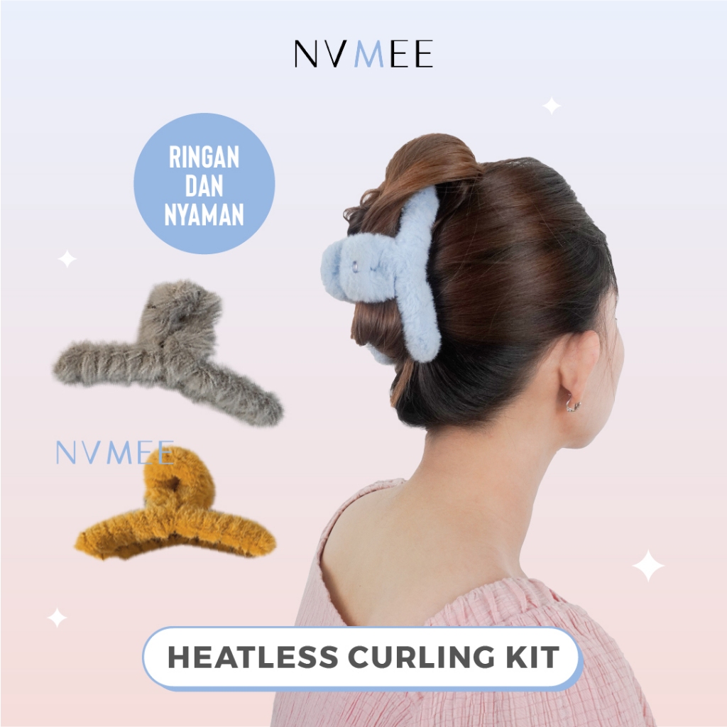 Jual NVMEE Jepit Rambut Bulu Korean Hairclip | Shopee Indonesia