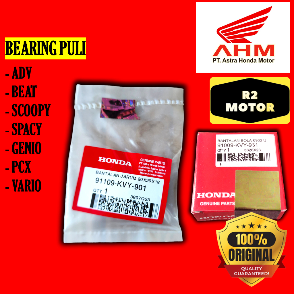 Jual BEARING BAMBU LAHER PULLEY PULI 6902U 91009 91109 KVY AHM HONDA ...