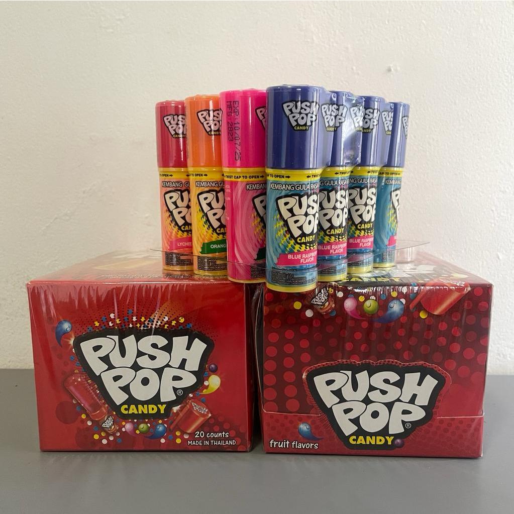 Jual PUSH POP CANDY PERMEN LIPSTIK RASA BUAH ( 1 PC ) | Shopee Indonesia