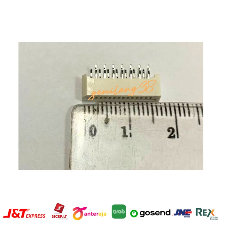Jual Soket Konektor 14 pin SDG 1.0 mm Socket Kabel Flexible FFC FPC 14 ...