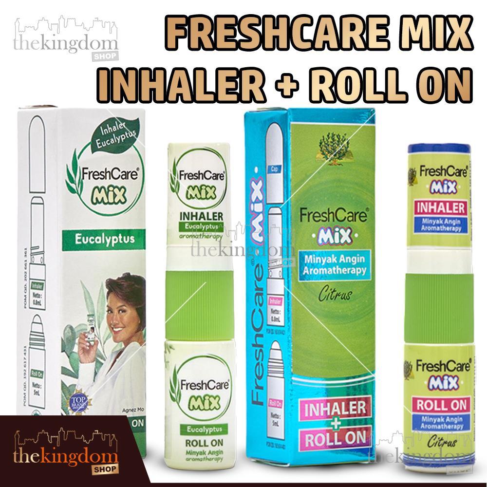 Jual FreshCare Mix Inhaler 0,8ml + Roll On 5ml Fresh Care Citrus ...
