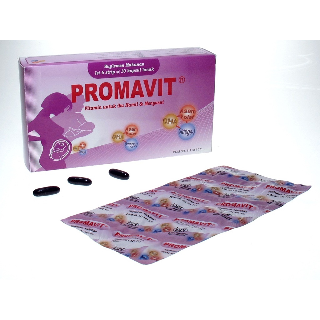 Jual Promavit/ Vitamin ibu hamil 1 strip isi 10 tablet | Shopee Indonesia