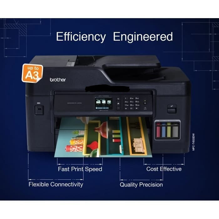 Jual BROTHER MFC T4500DW A3 Printer Multifunction T4500 DW T4500 T ...