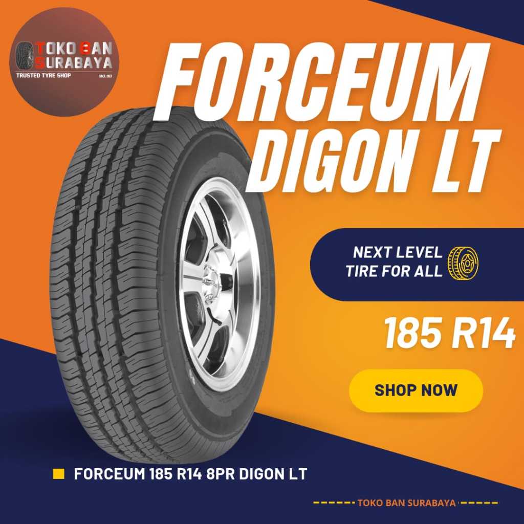 Jual ban mobil FORCEUM 185 R14 8PR 185R14 185-14 185/14 185/R14 R14 R 14 8 PR DIGON LT DIGONLT ...