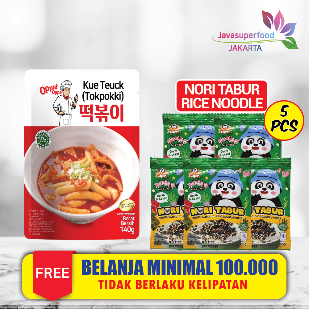 Jual Paket Tteokbokki tokpokki tokpoki topoki javasuperfood 100g + saus ...