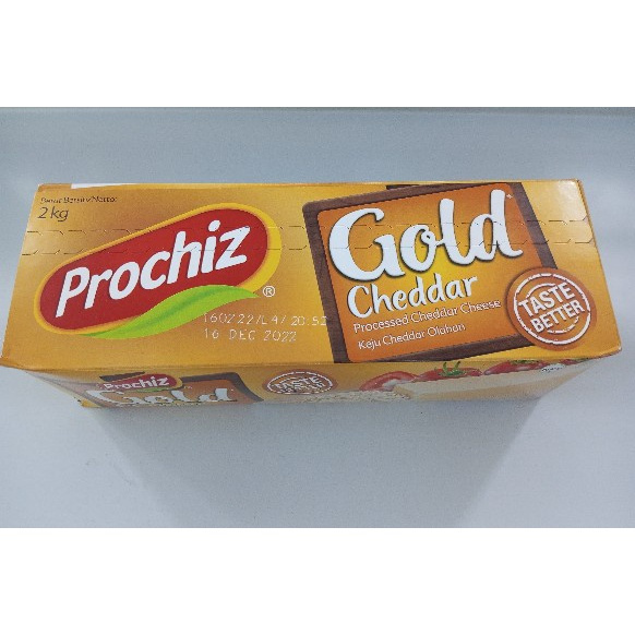 Jual PROCHIZ GOLD CHEDDAR KEJU KEMASAN REPACK 500 GRAM | Shopee Indonesia