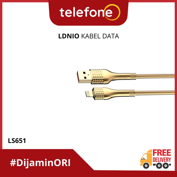 Jual LDNIO Kabel Data Handphone LS651 USB A to Type C 30 Watt Fast Charging Panjang 1 Meter ...