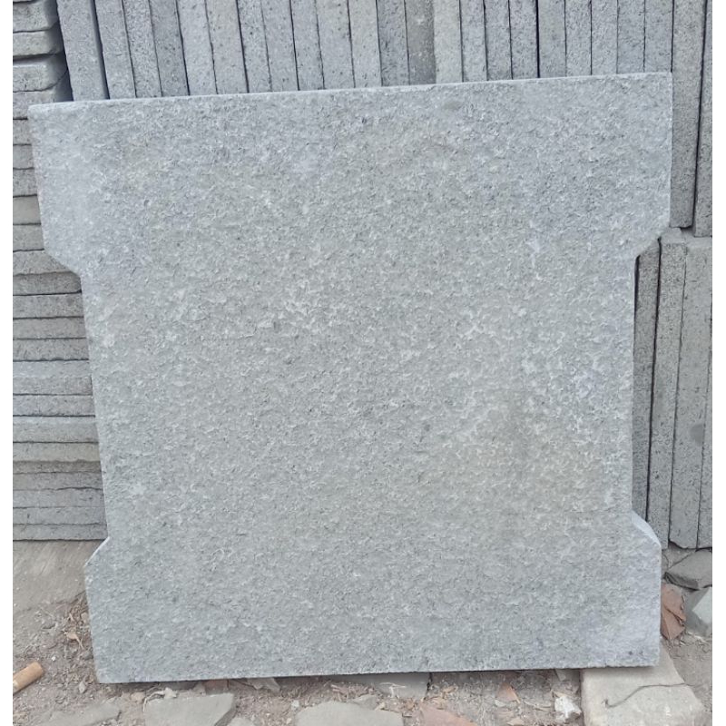 Jual Batu andesit bakar gutter 30X30 tebal 3 cm | Shopee Indonesia