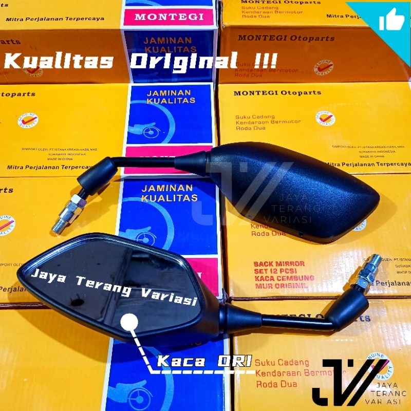 Jual SPION MOTOR HONDA PCX 150 /NEW PCX /PCX 160 KACA ORIGINAL CEMBUNG ...