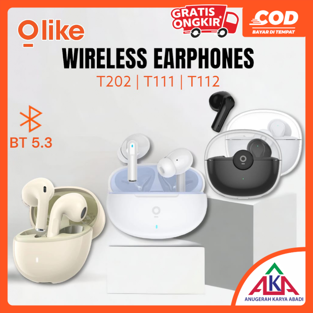 Jual OLIKE TWS Jelly Pods T111 / T112 / T113 / T202 / T302 True Wireless Bluetooth Earphone ...