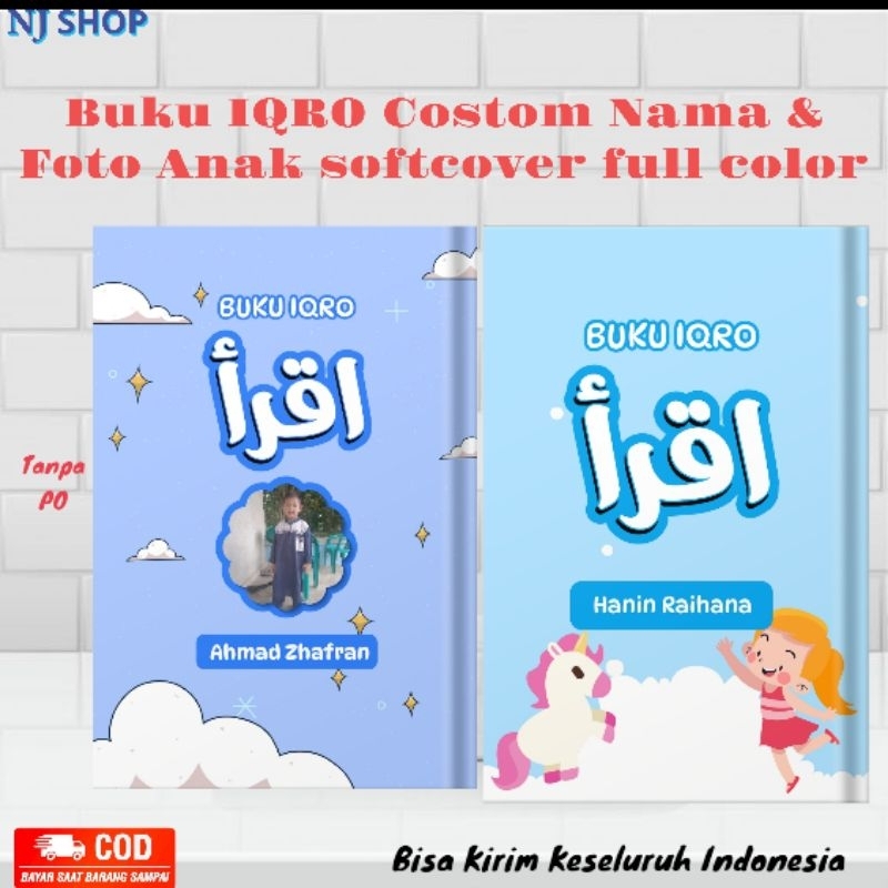 Jual [Buku Iqra] -Iqra Junior Custom Full Color Softcover (Free Tulis ...