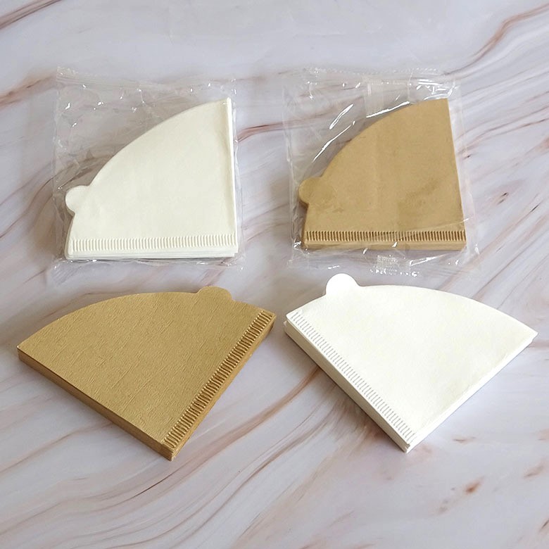 Jual 10 Pcs Kertas Filter Saringan Kopi V60 Drip 1 - 2 Serve / 1-4 cup ...