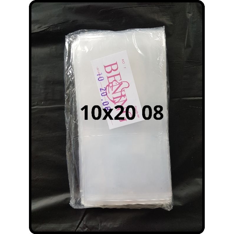 Jual Plastik PP BENING tebal 08 10x15 12x15 10x20 11x20 kemasan makanan ...