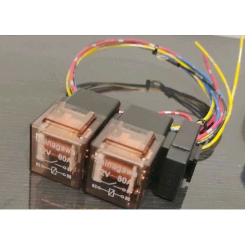 Jual Kabel relay 2 jalur 2 relay Kabel relay lampu headlamp jauh dekat ...