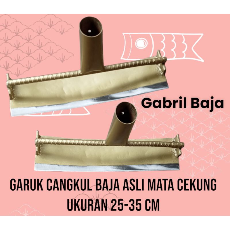 Jual Garuk Cangkul Serbaguna Pembersih Rumput Gulma Baja Asli Ukuran 25 50 Cm Shopee Indonesia