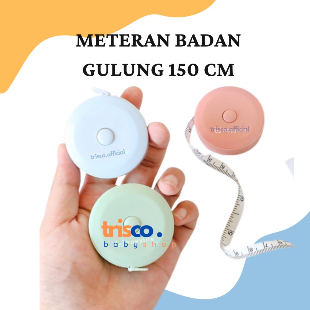 Jual Meteran gulung 150 cm meteran badan unik | Shopee Indonesia