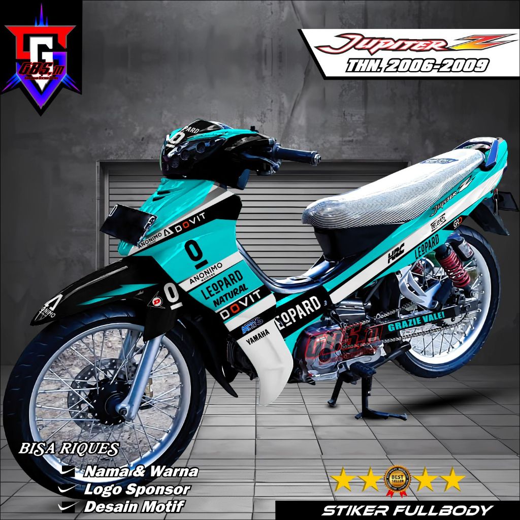 Jual Decal Stiker Jupiter Z Burhan 2006 - 2009 Fullbody Road Race ...