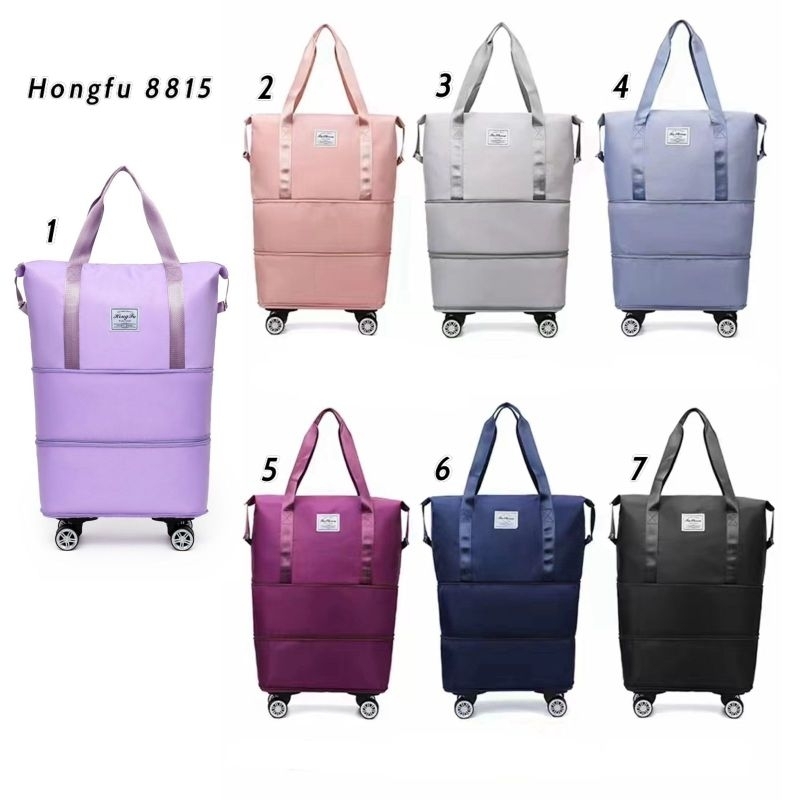 Jual TRAVEL Hong fu BAG DUFFEL Trolley PREMIUM TAS TRAVEL BESAR ANTI ...
