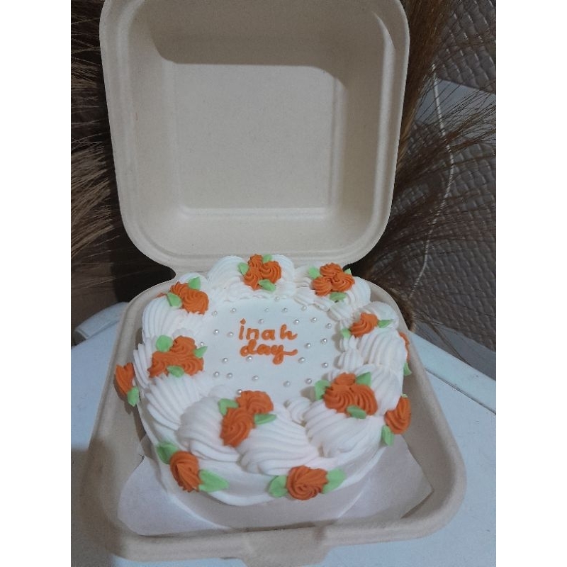 Jual ( READY) Korean Cake / Bento cake / Kue ultah mini best seller by ...