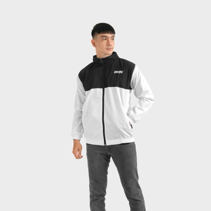 Jual PHOMPPHIESS Jaket Tracksuit Vintage Hitam Putih Jacket Tracktop ...