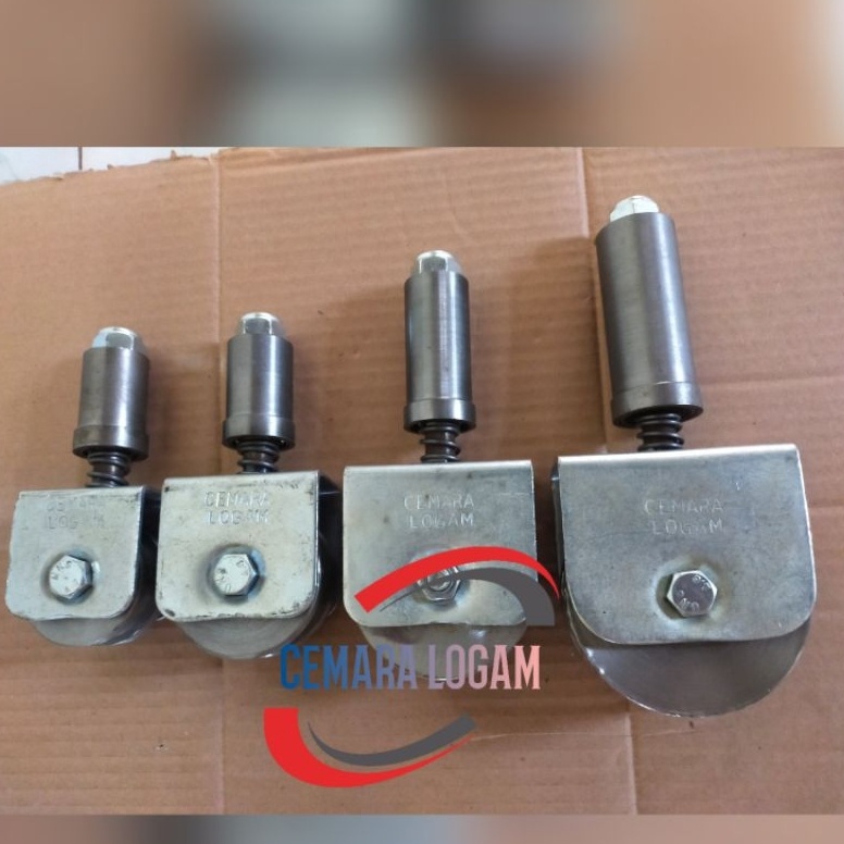 Jual Super promo roda sleding pintu pagar besi pintu dorong sliding rel ...
