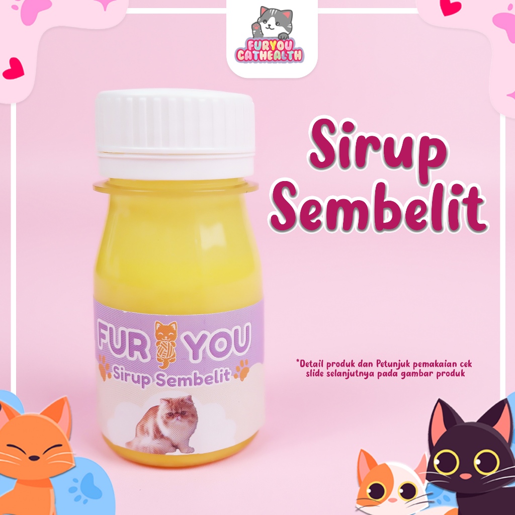 Jual Furyou Sirup Sembelit obat kucing sembelit kucing untuk kucing ...