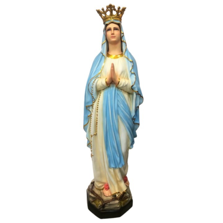 Jual Patung Rohani Bunda Maria Lourdes Mahkota 1 Meter Include Packing ...